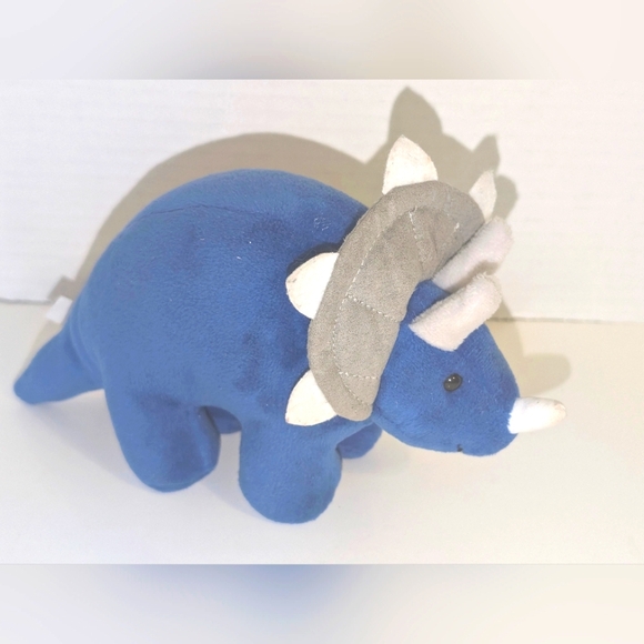 Gund | Toys | Gund Blue Triceratops Dinosaur Aplush Toy Chatter Dino ...